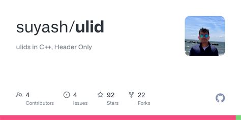 GitHub Suyash Ulid Ulids In C Header Only