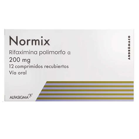 Normix Comprimidos Recubiertos 200mg Farmacias Curie Envíos A Todo Chile