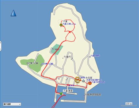 地圖 馬克經驗：2710登山：澎湖之旅3 3，澎湖北方諸島：大倉嶼、土地公嶼、鐵砧嶼、姑婆嶼、過嶼、目斗嶼、吉貝嶼、險礁嶼、澎湖灘、鳥
