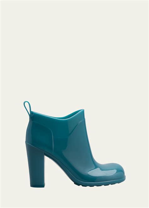 Bottega Veneta Rubber Block Heel Ankle Booties Bergdorf Goodman