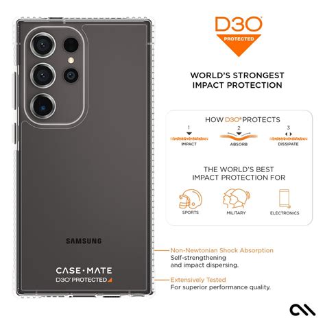 Tough D3o® Clear Case For Samsung Galaxy S24 Ultra Case Mate