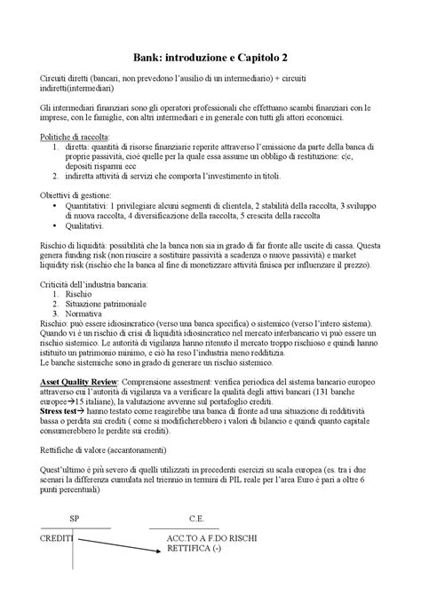 bank management docsity