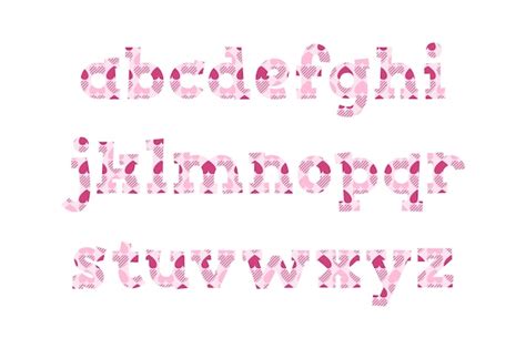 Premium Vector Versatile Collection Of Romantic Alphabet Letters For