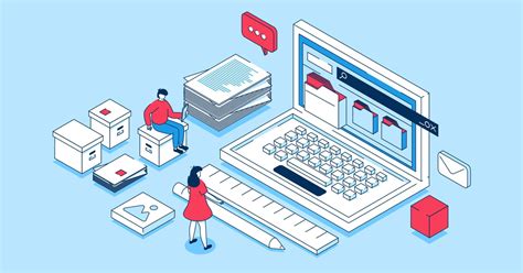 Electronic Organization Files Isometric Concept Illustrations Ft 3d And Isometry Envato