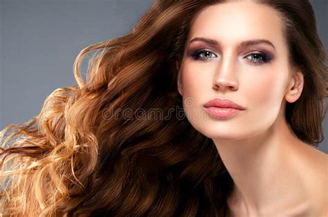 Beauty Woman Long Black Hair Beautiful Spa Model Girl With Perfect
