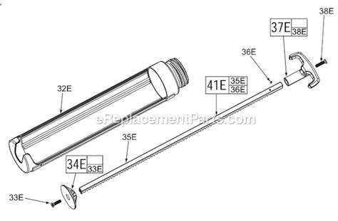Milwaukee CT M Cordless Caulk And Adhesive Gun OEM Replacement Parts From