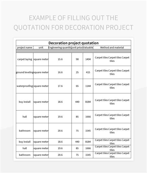 Free Hotel Quotation Templates For Google Sheets And Microsoft Excel Slidesdocs
