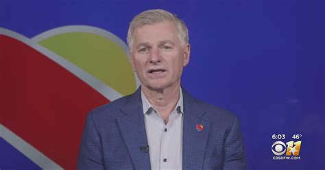 Southwest Airlines Ceo Bob Jordan Issues Video Statement Cbs Texas