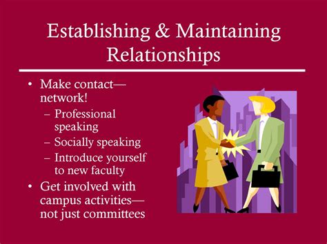 Scratching Backs Establishing And Maintaining Faculty Relationships