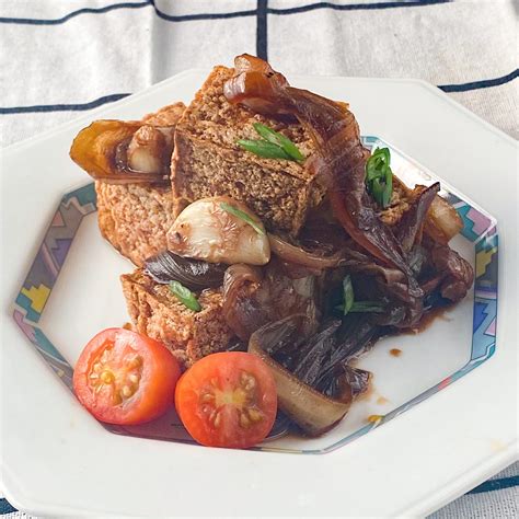 Tofu Adobo Vegetarian Filipino Food Filipinofood