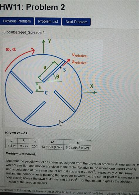 Solved Hw11 Problem 2 Previous Problem Problem List Next