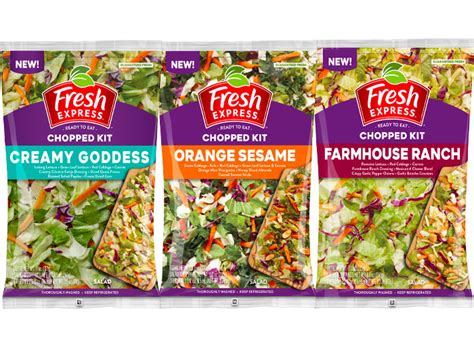 Fresh Express Expands Popular Chopped Salad Kits Line With Three Bold
