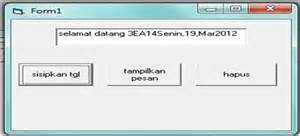 cara membuat message box khusniana pratiwi