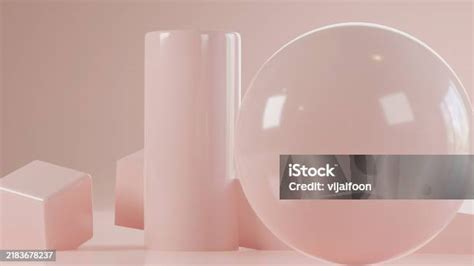 3d 모양 추상 미니멀리즘 장면 색상 제품을 위한 진열장 모형 전시 화장용 발표 공간을 복사합니다 3d 렌더링 배경 주제에 대한 스톡 사진 및 기타 이미지 Istock