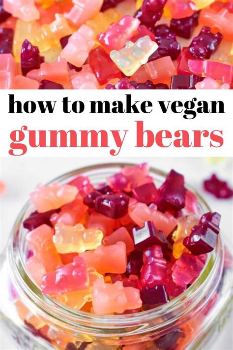 3 Ingredient Vegan Gummy Bears Recipe Artofit