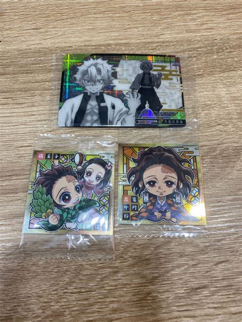 Demon Slayer Wafer Cardsstickers Hobbies And Toys Memorabilia