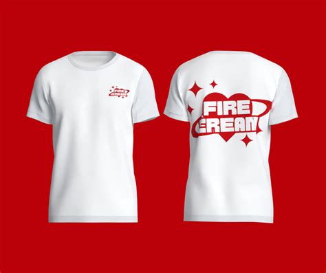 Download Brand Kit Ice Cream T Shirt Front And Back 3d Mockup In Png