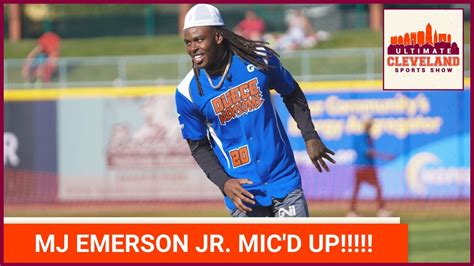 Cleveland Browns Martin Emerson Jr Mic D Up At Charity Softball Game Wkyc