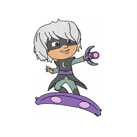 Luna Girl Embroidery Design Instant Download Multzone