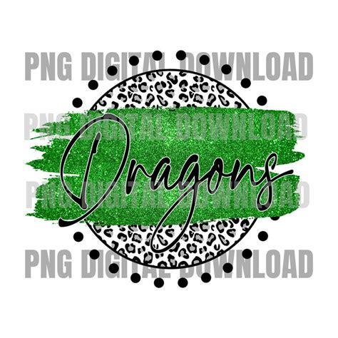 Dragons Sublimation Design Sublimation Png Digital Etsy School