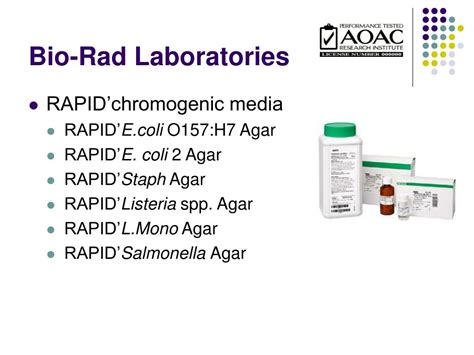 Ppt The Aoac International Rapid Methods Validation Process Powerpoint Presentation Id 663858