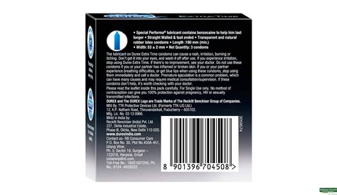 Buy Durex Love Sex Condoms Extra Time 3 Pieces Online At Best Prices