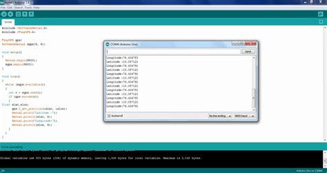 Gps Receiver Using Arduino Interface And Working