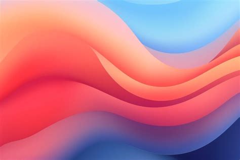 Gradient Dynamic Wavy Background Premium Ai Generated Image
