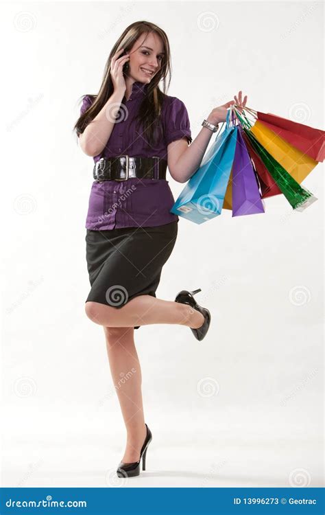Attractive Twenties Caucasian Brunette Woman Stock Image Image Of