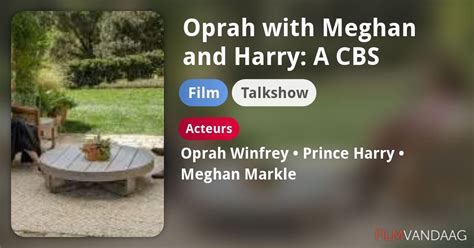 Oprah With Meghan And Harry A Cbs Primetime Special Film 2021