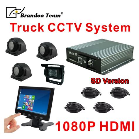 H.265 4CH 1080P Mobile DVR Kit Car DVR MDVR Kit Including 4pcs Car ...