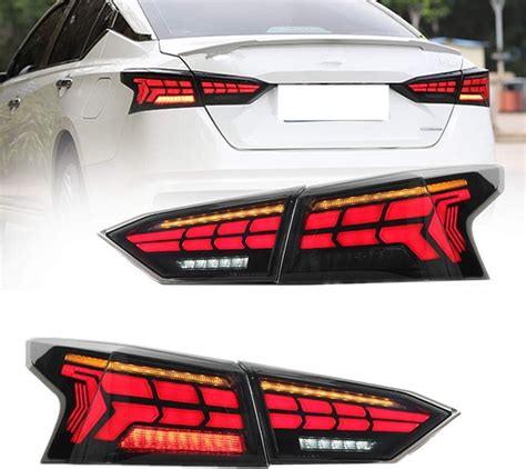For Nissan Sentra LED Tail Lamp Red Light Taillights Brake Lights Car Truck LED