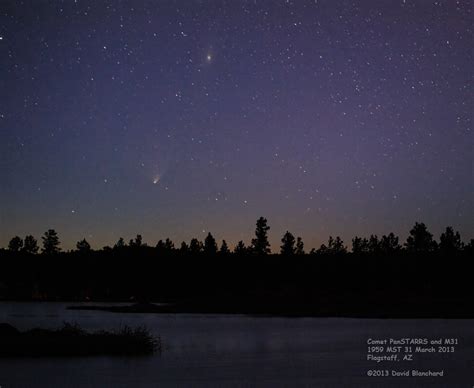 Comet Panstarrs V Flagstaff Altitudes