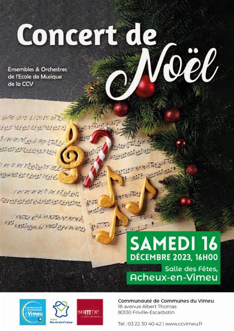 Concert de Noël Communautés de Communes du Vimeu