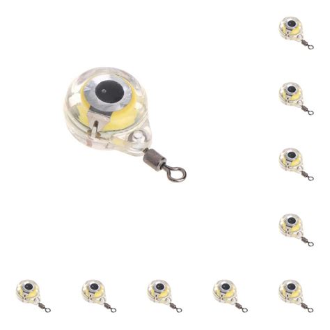 Greeniant Señuelo De Pesca Luz Led Forma De Ojo Mar Agua Dulce