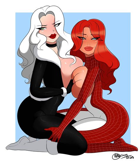 Post Black Cat Bunbunmuffinart Felicia Hardy Marvel Mary Jane Watson Spider Man Series