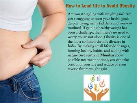 How To Lead Life To Avoid Obesitypdf