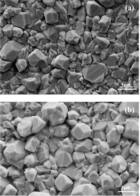 Sem Surface Image Of A Cdte Film After Laser Annealing Treatment A