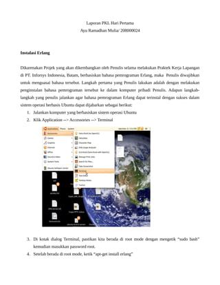 Instalasi Erlang Pada Ubuntu PDF