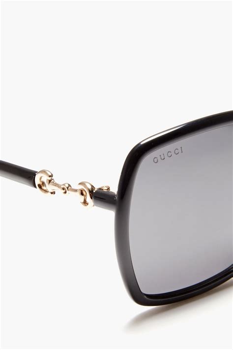 Gucci Square Frame Acetate Sunglasses The Outnet