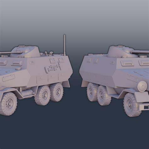3d Printable Wheeled Apc 28mm W Weapon Options By Mallowakula