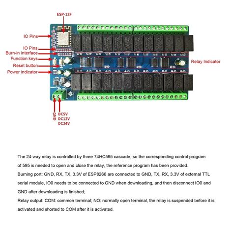 Dc T Pegys G Esp Wifi Channel V Relay Modul Esp F