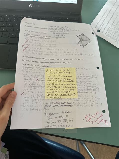 Geometry Test Correction Rhomeworkhelp