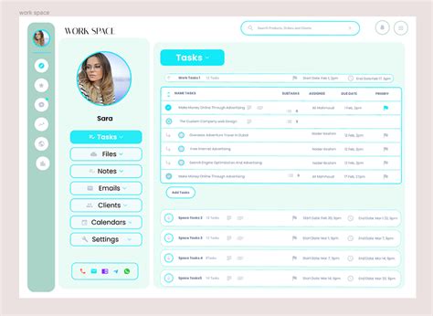 Work Space Ui Design By Mohammed Abdulfatah On Dribbble