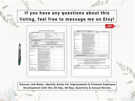 Restaurant Hostess Host Performance Review And Self Appraisal Template