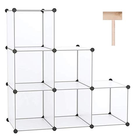 Cube Storage Organizer 6 Cube Shelves Units Closet Cabinet Diy