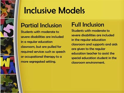Mainstreaming Vs Inclusion