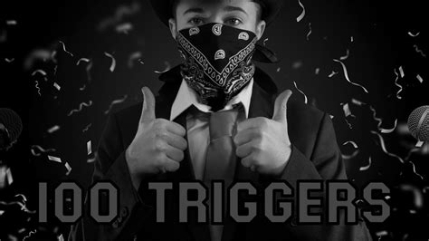 Asmr 100 Triggers In 10 Minutes 100 Subscriber Special 🥳🥳 Bandw 4k Asmr