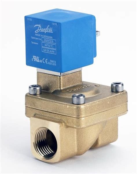 Danfoss Электромагнитный клапан EV220W, 24V, 1/2", нормально-открытый ...