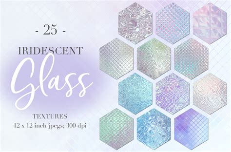 Iridescent Glass Textures Textures ~ Creative Market